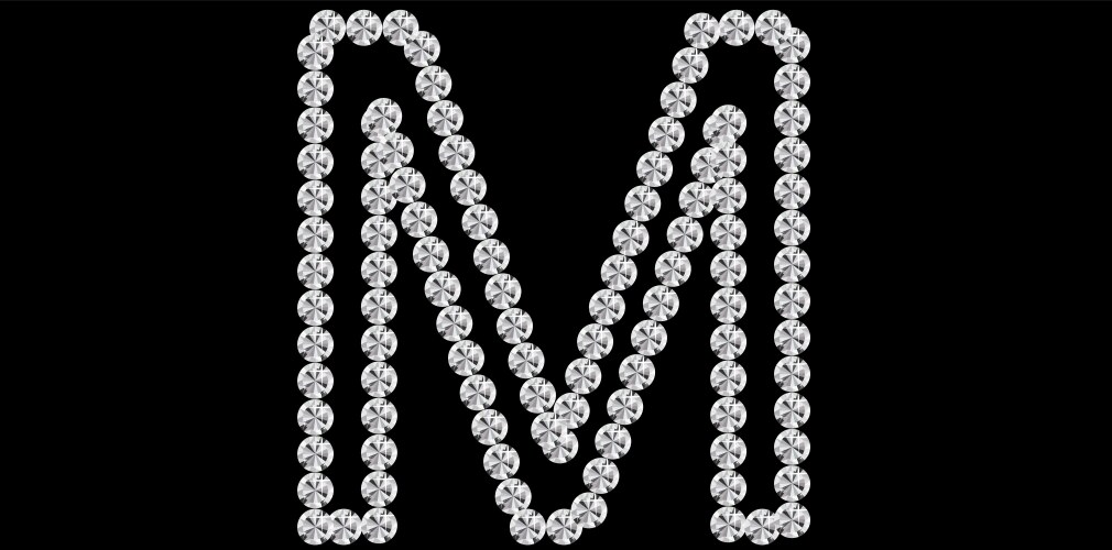 Rhinestone Letter Vector Images (over 160)