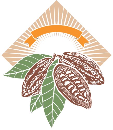 Cocoa bean design Royalty Free Vector Image - VectorStock