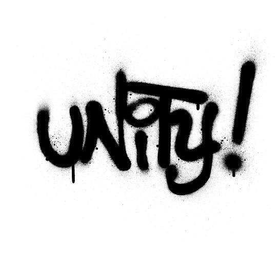 Graffiti 360 degrees sprayed in black over white Vector Image