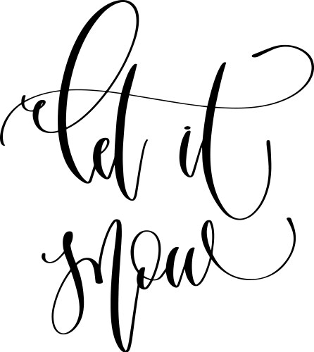 Black and white handwriting lettering inscription Vector Image