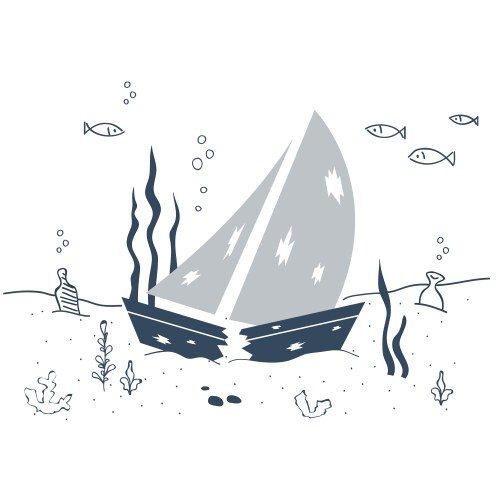 Shipwreck Vector Images (over 2,600)
