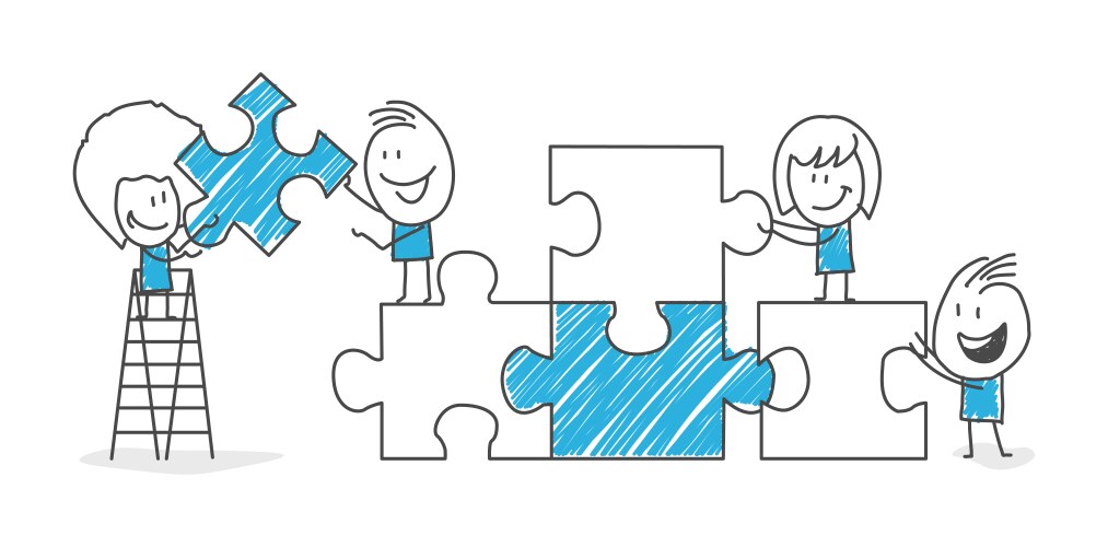 Stick Figure Working Together Vector Images (over 170)