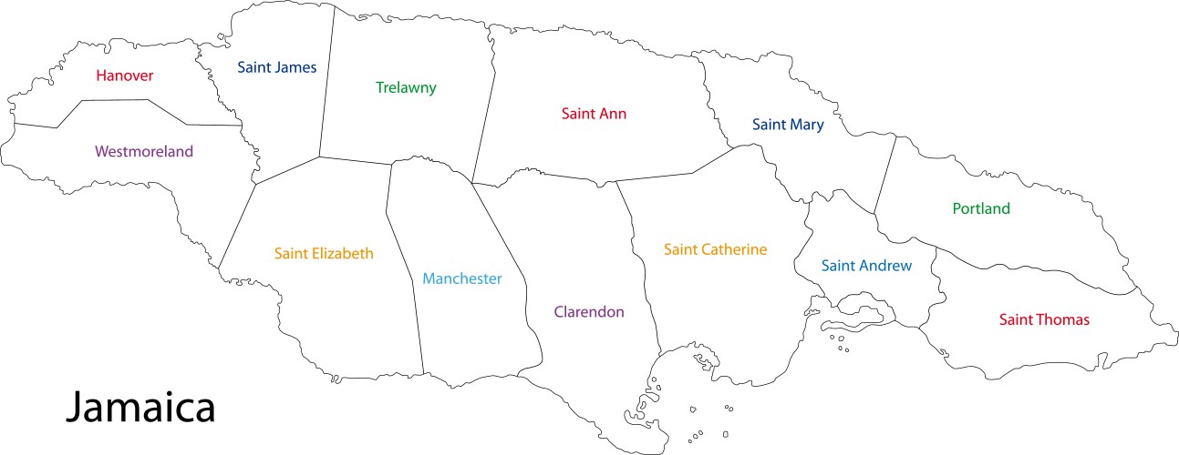 Jamaica Map Vector Images (over 1,600)