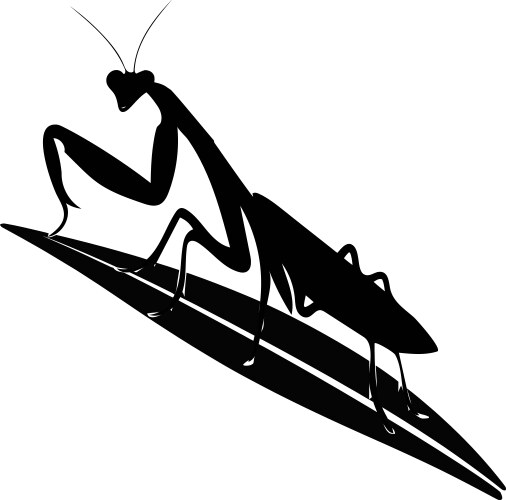 Mantis Silhouette Vector Images (over 380)