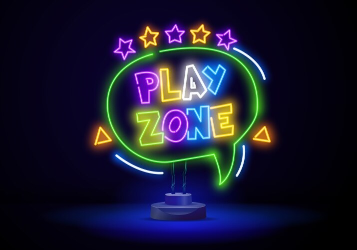 Gamer Play Logo Neon Vector Images (over 530)