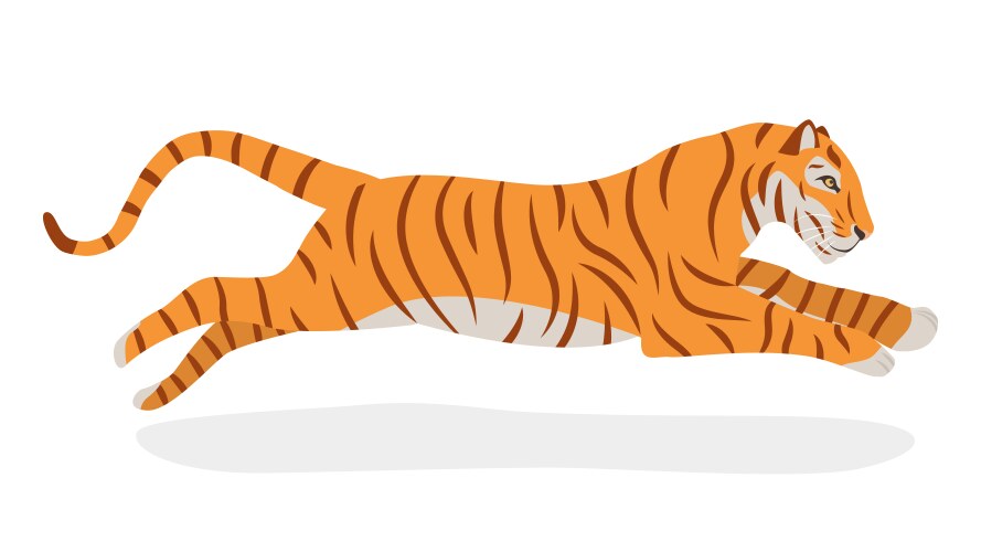 Jumping Tiger Vector Images (over 1,600)