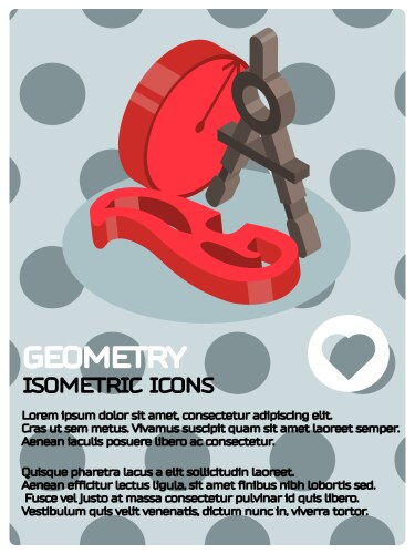 Geometry flyer concepts Royalty Free Vector Image