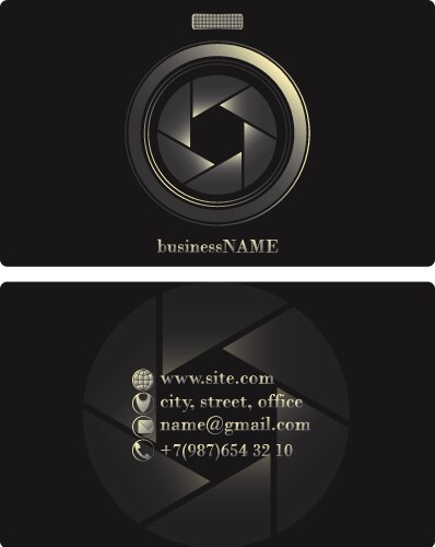 Press id card design template Royalty Free Vector Image