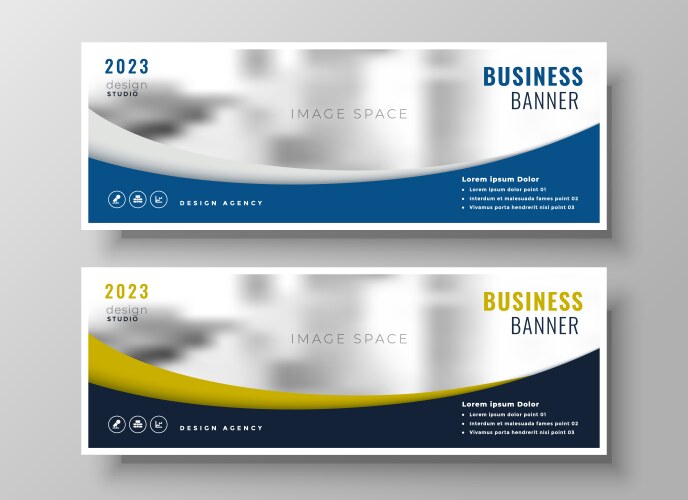 Creative roll up banner design template Royalty Free Vector
