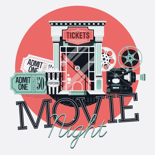 Movie projector icon Royalty Free Vector Image