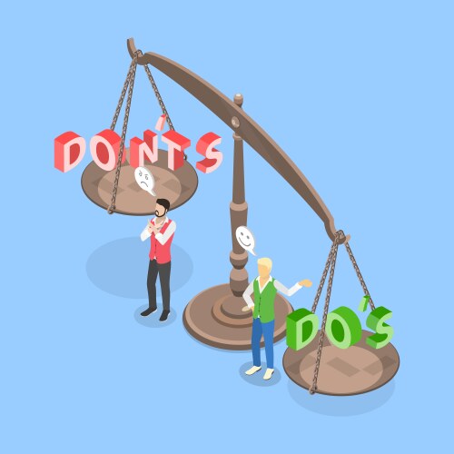 Dos and Donts Vector Images (over 4,300)