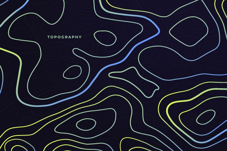 Topographic map background Royalty Free Vector Image