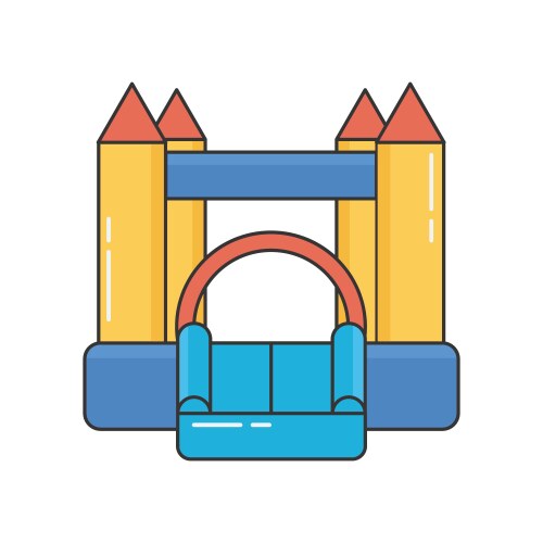 Bouncy Castle Cartoon Vector Images (over 420)