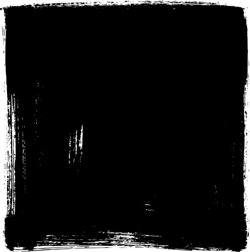 Hand drawn black rough edge squares collection Vector Image