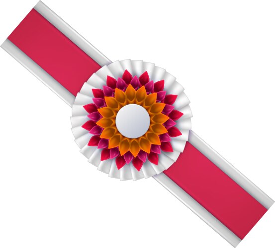 Rosette made of hearts Royalty Free Vector Image