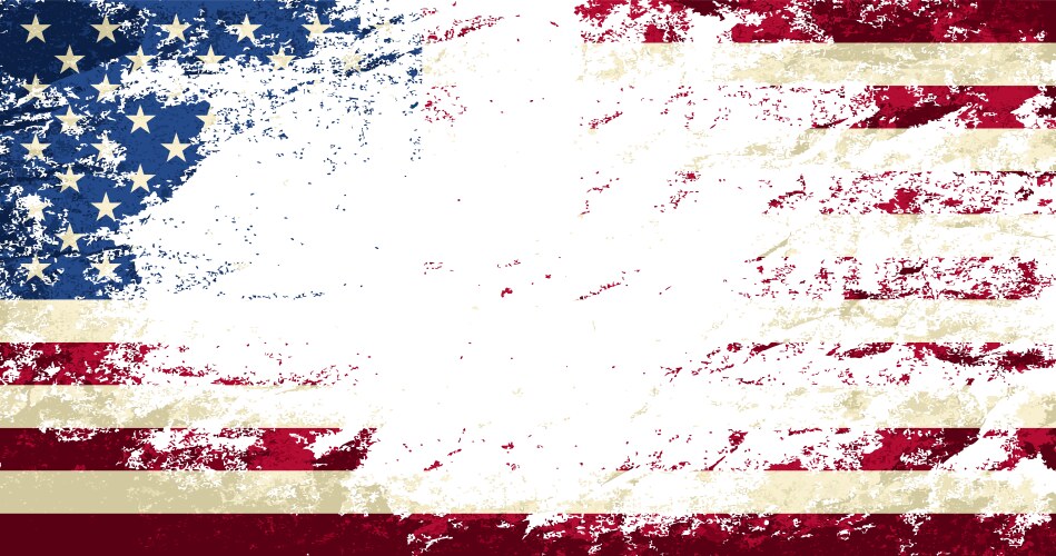 American grunge flag Royalty Free Vector Image