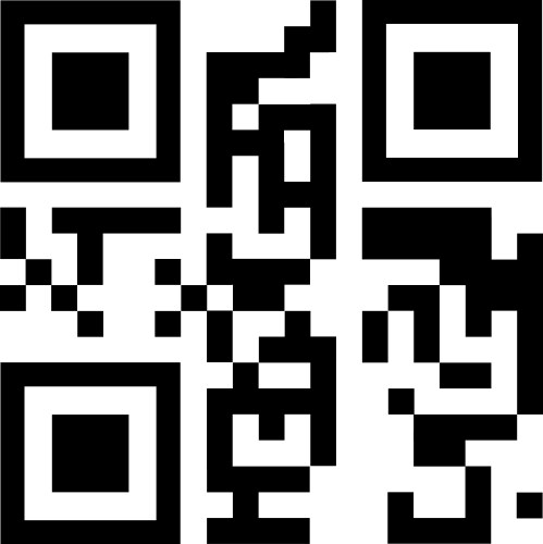 Qr code hidden text or url scanning Royalty Free Vector