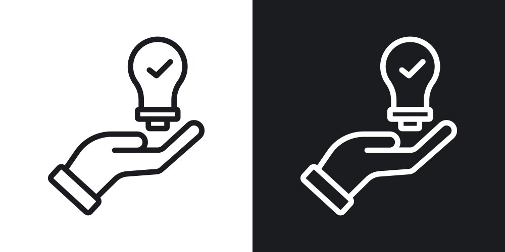 App & Web Solution Icons - Idea & Innovation – Royalty-Free Vector ...