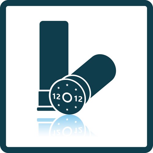 Bullet cartoon icon gun ammo weapon caliber Vector Image