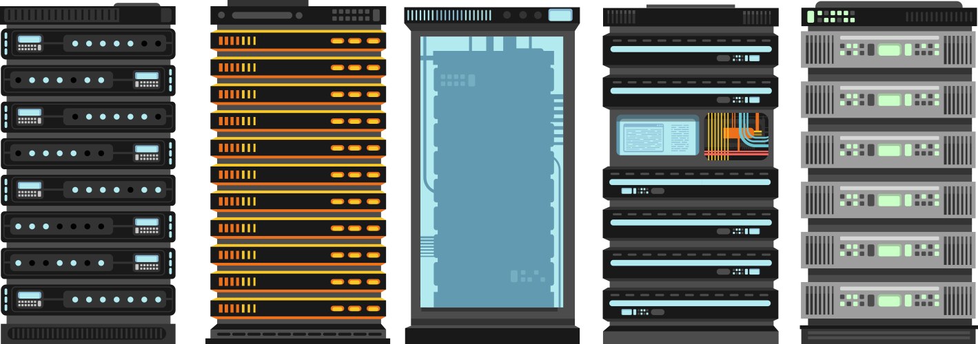 Server rack icon Royalty Free Vector Image - VectorStock