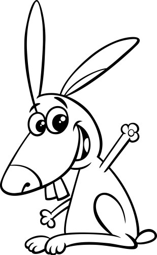Rabbit Coloring Vector Images (over 53,000)