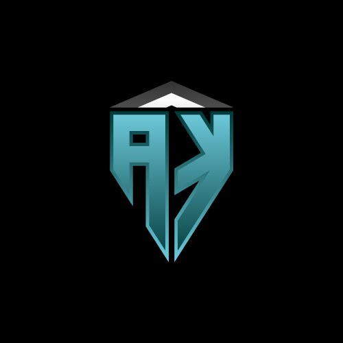 Ak gaming logo Vector Images & Graphics for Commercial Use | VectorStock
