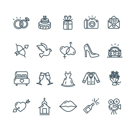 Hearts Wedding Vector Images (over 300,000)