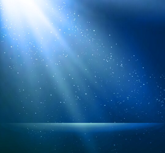 Abstract magic blue light background Royalty Free Vector