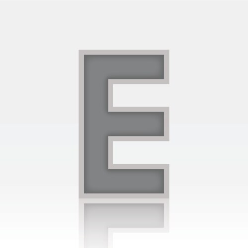 Alphabet Letter E Objects Vector Images (over 960)