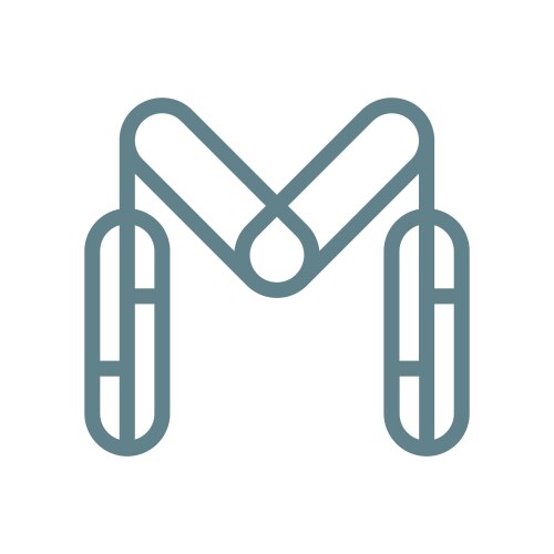 Letter mark logo Royalty Free Vector Image - VectorStock