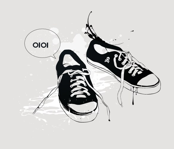 Shoes Black and White Vector Images (over 88,000)