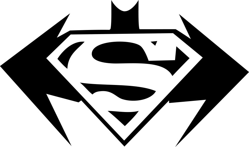 Batman Logo Vektor Vliegende Vleugels Batman Logo Vector