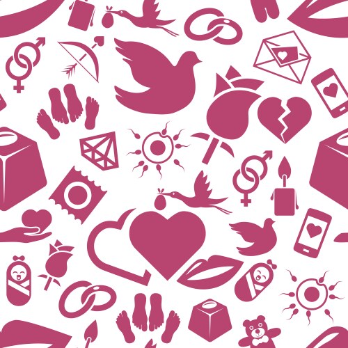 Sex Seamless Pattern Royalty Free Vector Image