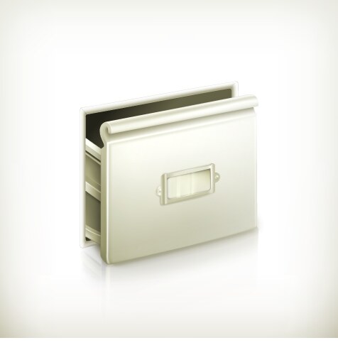 Open card catalog Royalty Free Vector Image - VectorStock