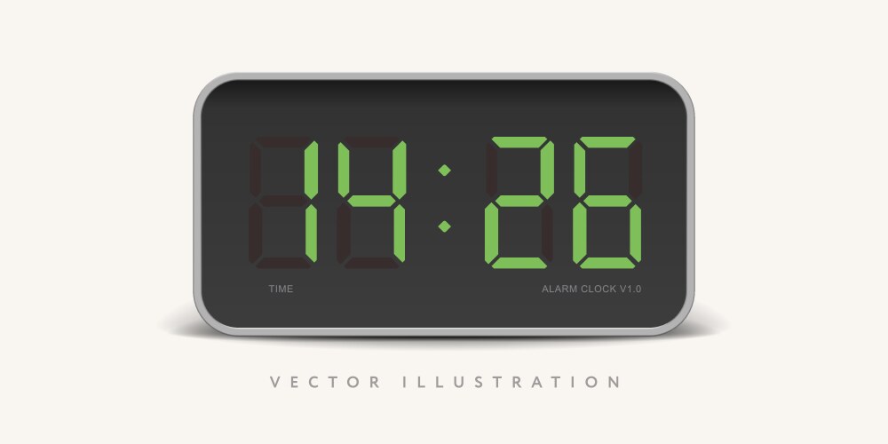 Alarm Clock Font Vector Images (over 1,600)
