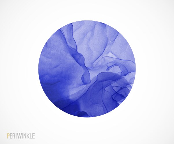 Big periwinkle circle on white background color Vector Image