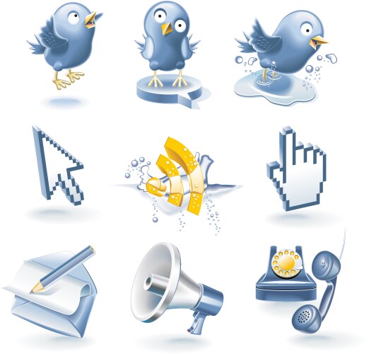 Cute cartoon drops funny drop emotional droplets Vector Image