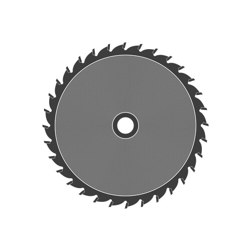 Diamond blade disc on concrete Royalty Free Vector Image