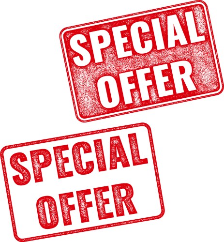 Special delivery sign or stamp Royalty Free Vector Image