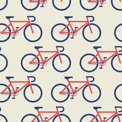 Sports people riding bicycles background Vector Image