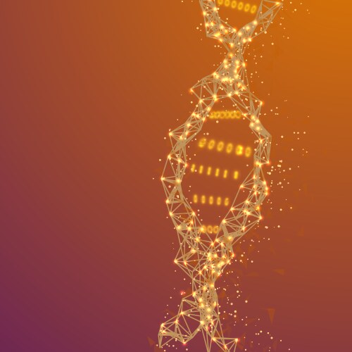 Science background dna molecules chemistry Vector Image