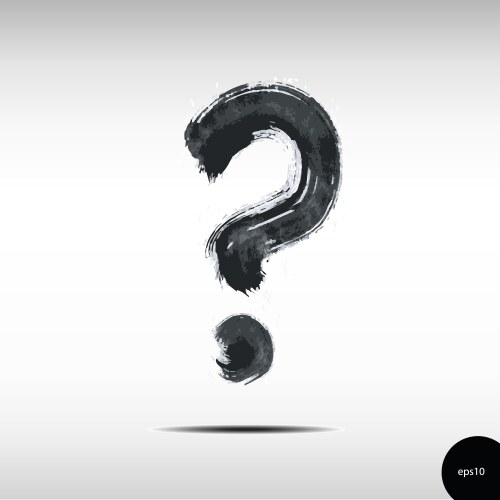 Question Mark Black White Vector Images (over 26,000)