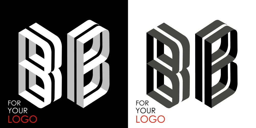 Two Letter B Logo Vector Images (over 340)