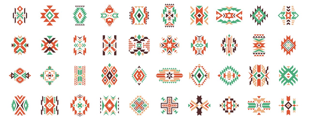 Aztec Native Tribal Pattern