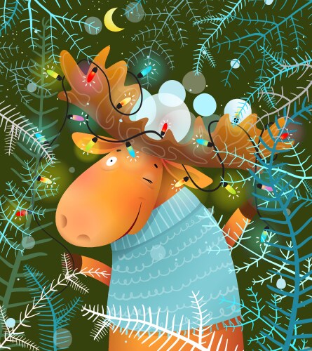 Moose Cartoon Vector Images (over 5,000)