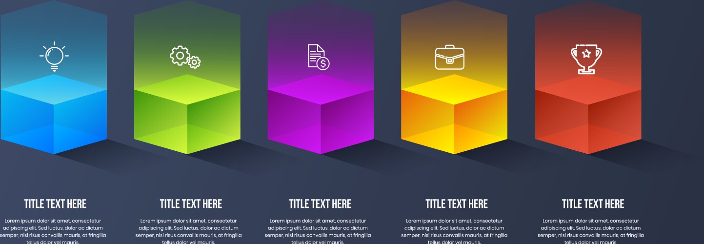 Color modern infographic Royalty Free Vector Image