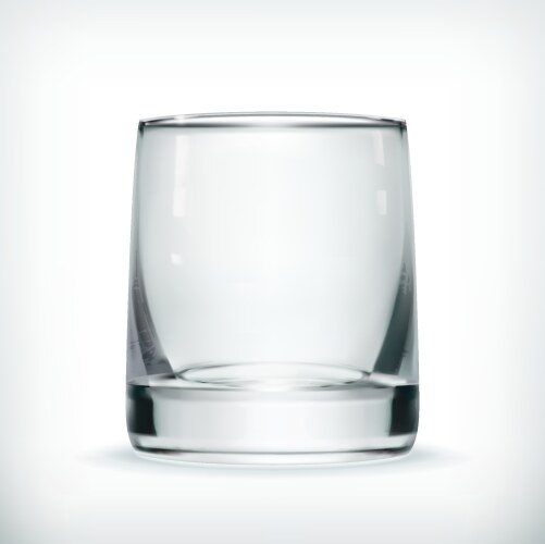 Clear glass Royalty Free Vector Image - VectorStock