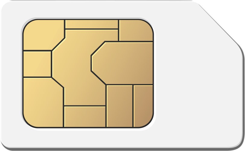 Emv chips for banking plastic card digital nfc Vector Image