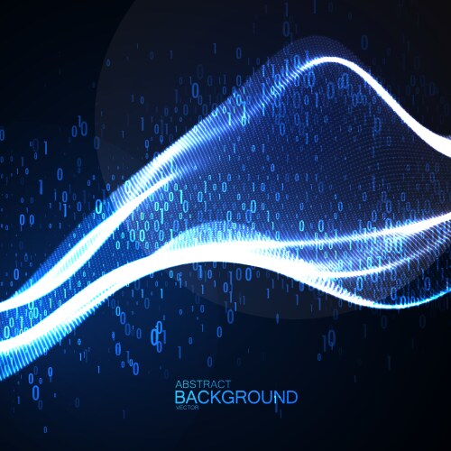 Binary code background Royalty Free Vector Image