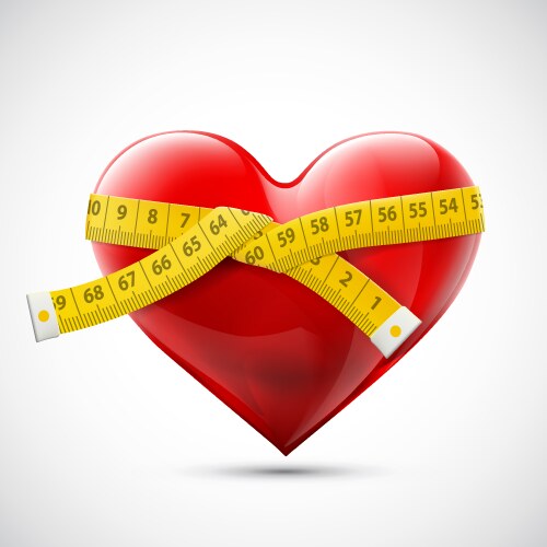 Cartoon measuring tape Royalty Free Vector Image